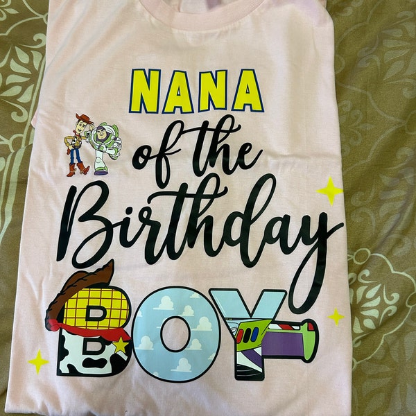 Toy Story Birthday Boy Shirt, Toy Story Family Birthday Boy Shirt ...