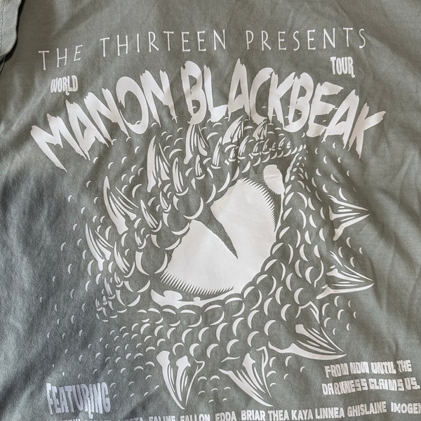 LICENSED, Comfort Colors, Manon Blackbeak, Throne of Glass Shirt, Sarah ...