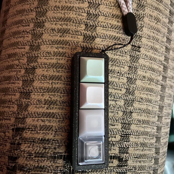 Mechanical Switch Clicky Fidget - Pastel Rainbow Th W/ Strap Keyboard ...