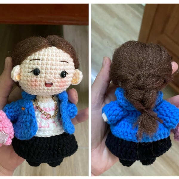 Sundrop Crochet in Pot, Finished Flowers, Knitted Flower Bouquet, Car ...