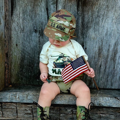 Army Inspired Baby Military SET - Etsy