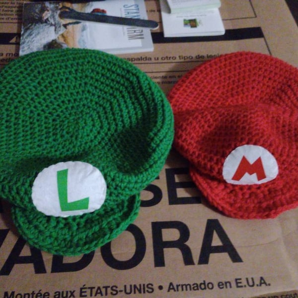 Crochet Pattern: Mario Hat NB to Adult Sizes PDF - Etsy