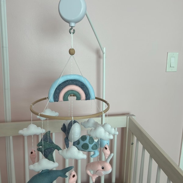 Music Box Baby Mobile Rotating Music Mechanism for Crib Mobile Baby ...