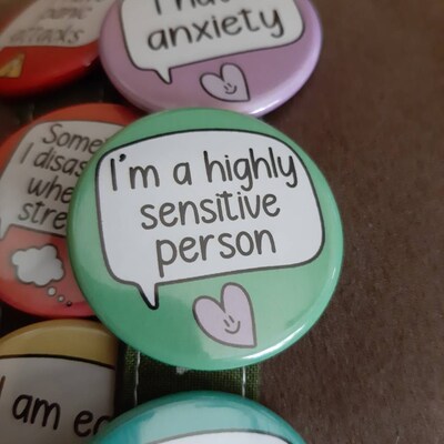 Sensory Badge Set INCLUDES 6 Badges Sensory Issues - Etsy