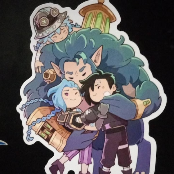 Arcane Family Hug Sticker - Etsy