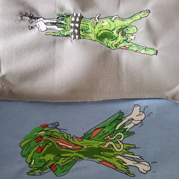 Horror Zombie Hands Machine Embroidery Designs Bundle, 4 Sizes EMB ...