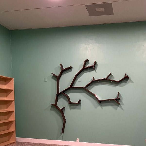 Tree Bookshelf | Handmade Wooden Unique Book Case - Etsy