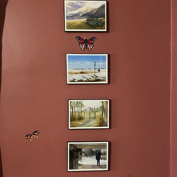 Kyoto Fushimi Inari Shrine Stamp Glossy Vinyl Sticker Japan Watercolor ...