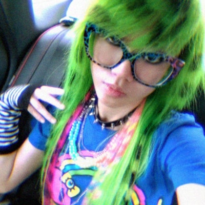 Leopard Cheetah Hot Neon Pink Y2K Scene Queen Kid Emo Punk Rave Clip in ...