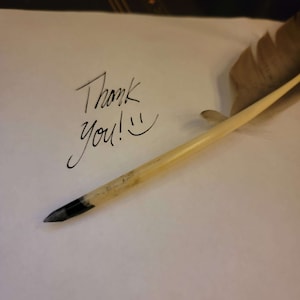 Two Handcut Quills - Etsy