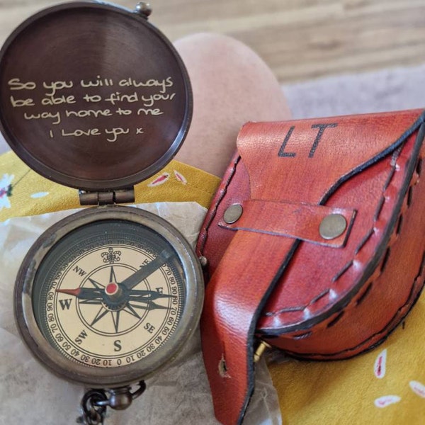 Graduation Gift, Personalized Compass, Christmas Gift to Son, Gift for ...