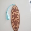 Sea Turtle Surfboard Bookmark, Sea Turtle Bookmark, Surfboard Bookmark ...