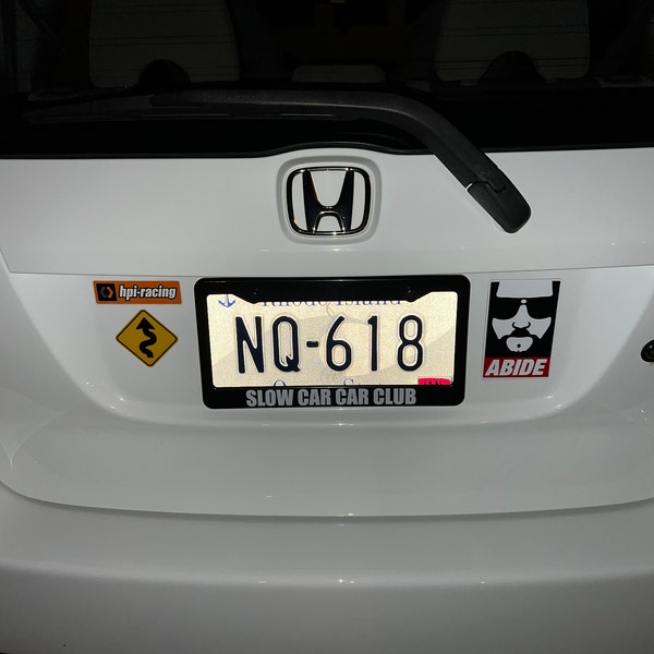UV Printed Text | Metal, Carbon Fiber, or Plastic | Funny License Plate ...