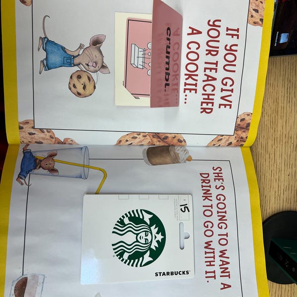 If You Give Your Teacher a Cookie, Teacher Appreciation Gift End of ...
