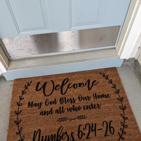 Doormat Christ is the Head of This Home Religious Doormat Christian ...