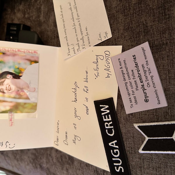 Suga Crew Agust D "d-day Concert" Badge - BTS Yoongi Iron-on Embroidery ...