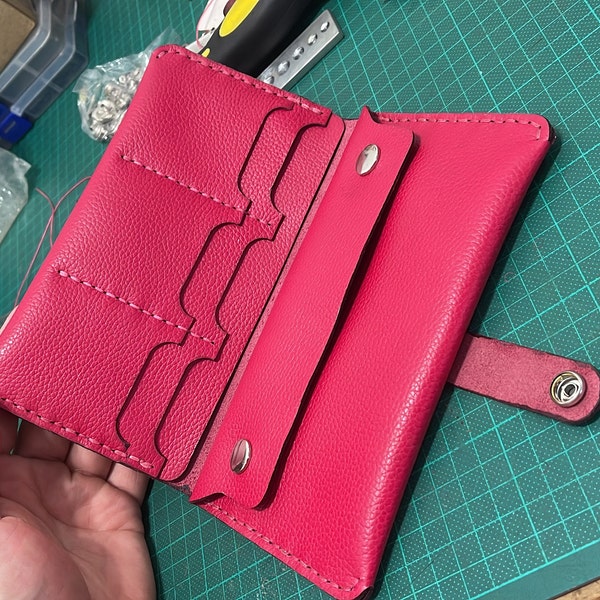 PDF Long Slim Wallet Template - Minimalist Wallet Pattern - Etsy