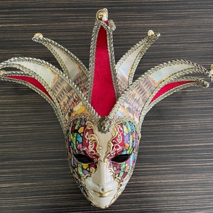 Handmade Jester Mask Wild Carnival Mask Ornament Mask - Etsy
