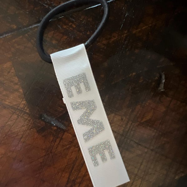 Pom Pom Tags - Set of 2 - Cheer - Cheerleader - Name - Personalized ...