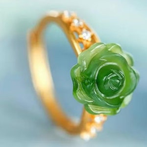 Free Shipping Hand-carved Natural AAA Green Jade Inlaid 925 Silver Can ...