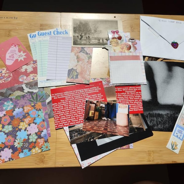 Aesthetic Sticker/collage Sheet (instant Download) - Etsy