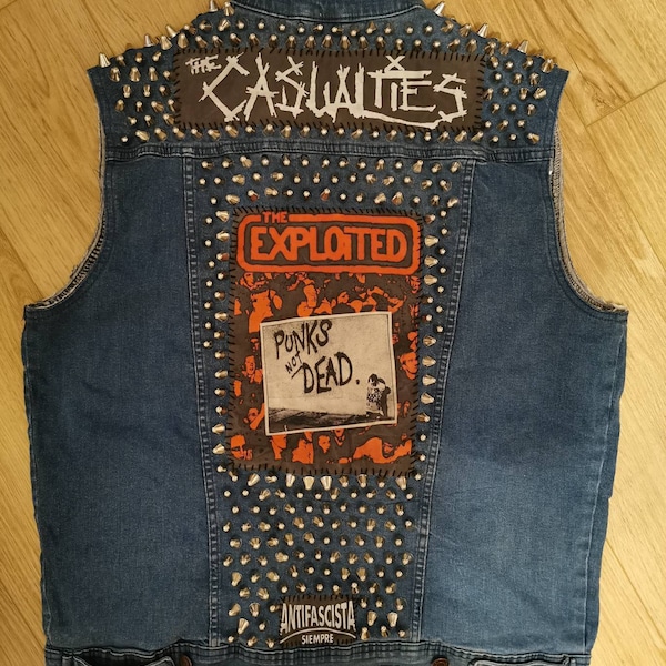 CUSTOM ORDER / Punk Jacket Vest Crust Metal Battlejacket Alternative ...
