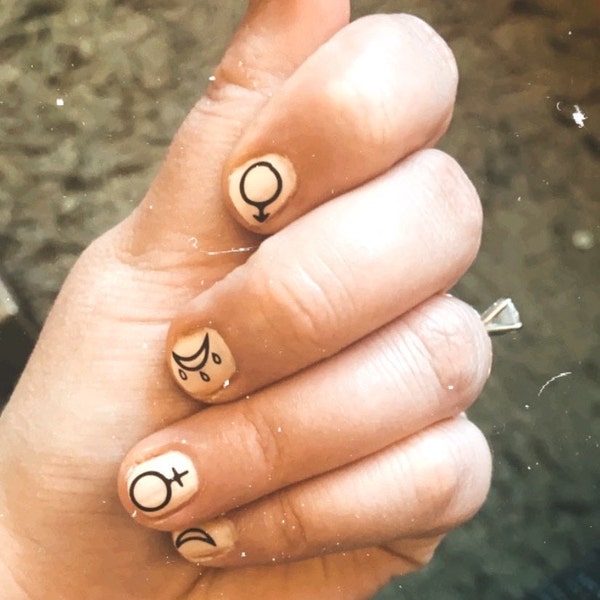 Witch Waterslide Nail Decals | Halloween Nail Stickers | Spooky Nail ...