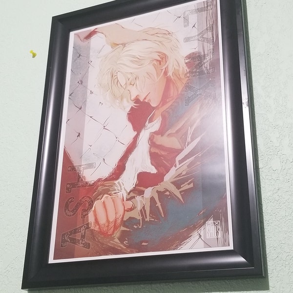 Ash Lynx Art Print 11 X 17 Eiji Okumura Banana Fish Salinger Anime ...