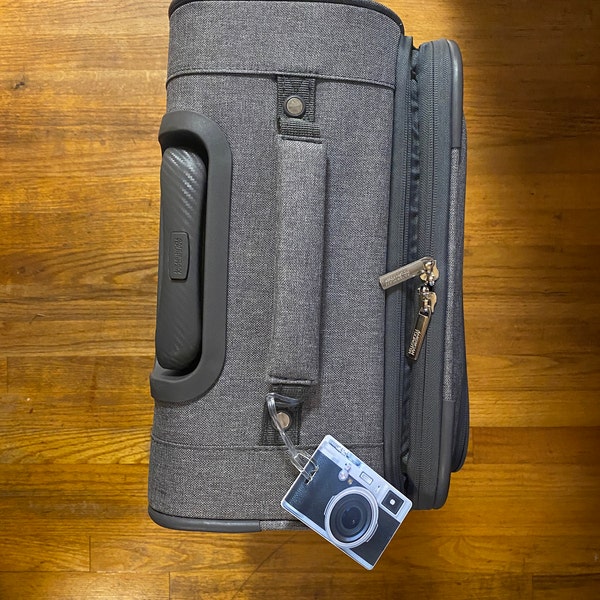 Vintage Camera Bag Tag, Personalized Luggage Tag, Photographer Bag Tag ...