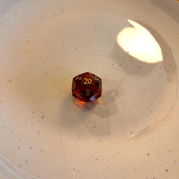 Real Amethyst Gemstone Dice Set | Handcrafted Natural Crystal DND Dice ...