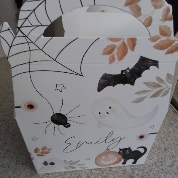 Personalised Fall Autumn Foliage Wedding Favour Boxes Hen Party Bridal ...