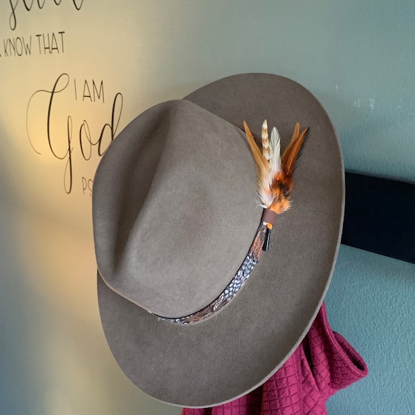 Hat Feathers for Men, Women, Unisex, Handmade, Western Style, Texas ...