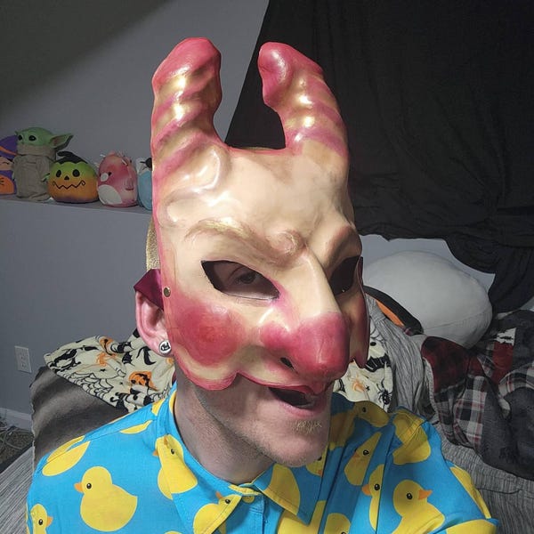 Red Fox ~ Leather Fox Mask ~ Burgundy Leather and Lace Creature Mask ...