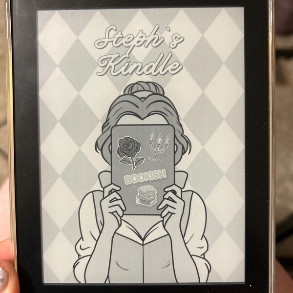 CHECKERED Kindle Insert for Clear Case - PRINTABLE - Pink Theme ...