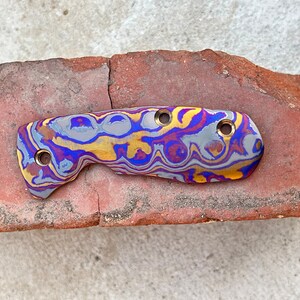 Titanium Damascus Plate / Flat Bar 3alloys Wave Pattern. - Etsy