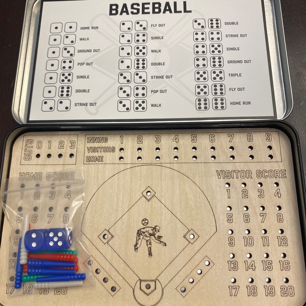 Baseball - Travel Game - Etsy