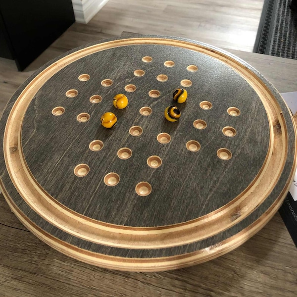 Ash Hardwood Game Board, Wahoo 15-inch Diameter Board W/ Matching ...