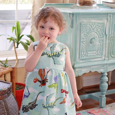 Poppy DRESS Pattern Vintage Style Pdf Sewing Pattern for Girls 3 to 8 ...
