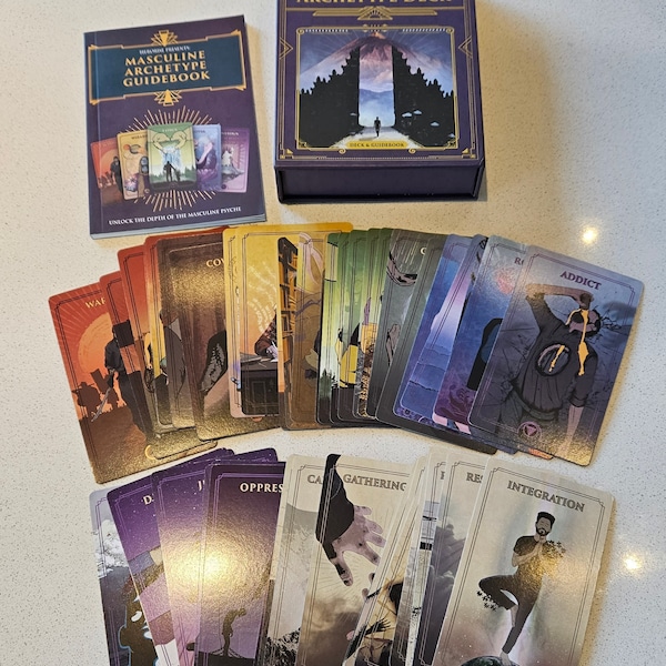 MASCULINE ARCHETYPE DECK : Empowering Positive Masculinity Oracle Deck ...