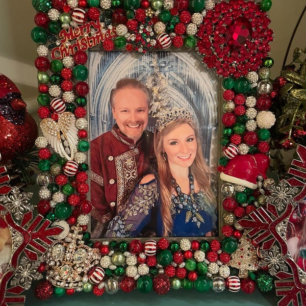 Custom Gold AB Rhinestone Champagne Sign Doorbell Ringing Christmas Bar ...