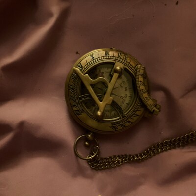 Personalized Working Compass, Custom Engraved Compass, Silver Handmade ...