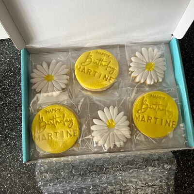 Personalised Cookies, Personalised Biscuits, Football Themed Gift for ...