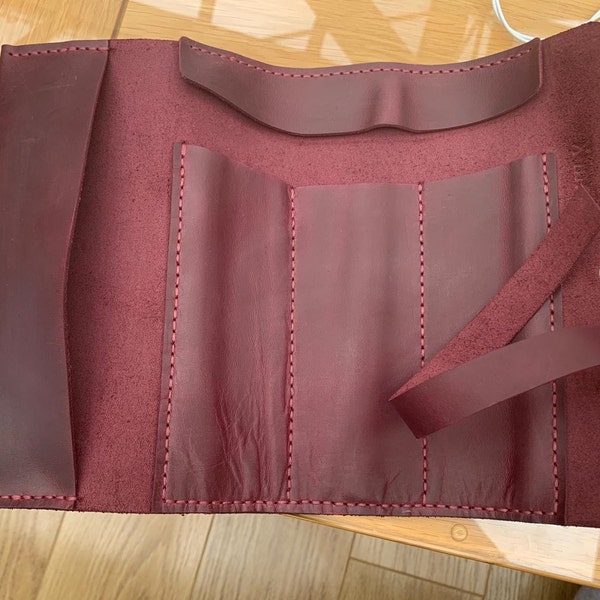 Leather Roll, Artist Roll, Leather Pencil Roll, Leather Pencil Case ...