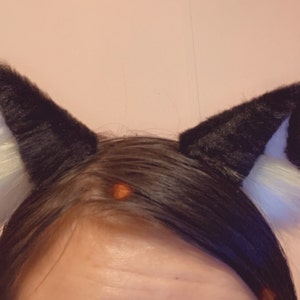 Cat Ears: Faux Fur Cat Ears Headband/ Handmade Kitten Ears / Fluffy Cat ...