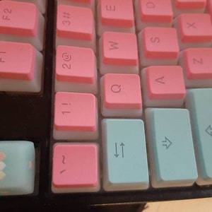 Pastel Pink Kawaii Cake Cupcake Candy Sweets Resin Keycaps - Etsy