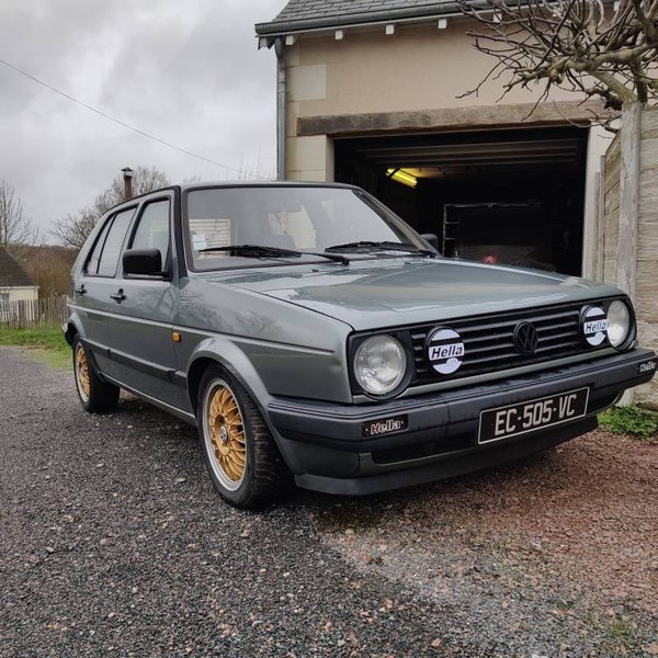 VW Golf MK1 MK2 Front Bumper Hella Blinker Cover Grid Mesh - Etsy