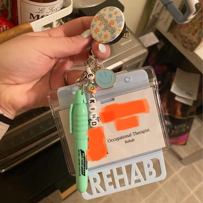 Mini Pen Set Nursing Badge Reel Accessory Er Nurse Badge Reel Medical ...