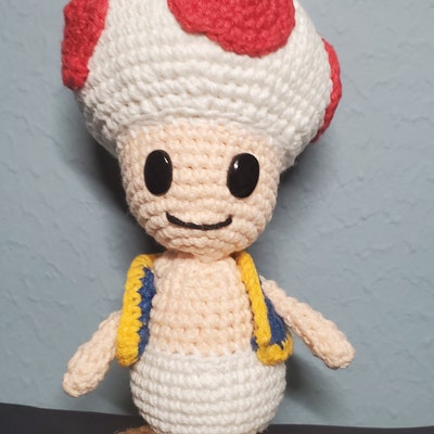 CROCHET PATTERN Toad Super Mario Bros PDF File English, French - Etsy