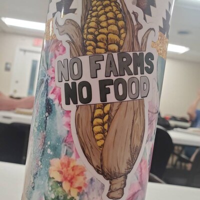 No Farms No Food Color, Sticker, Decal, Bumper Sticker - Etsy
