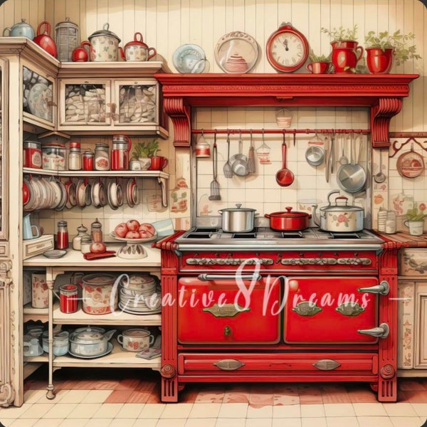 Shabby Chic Pink Snowman in Winter Scenery Clipart Bundle 10 High ...